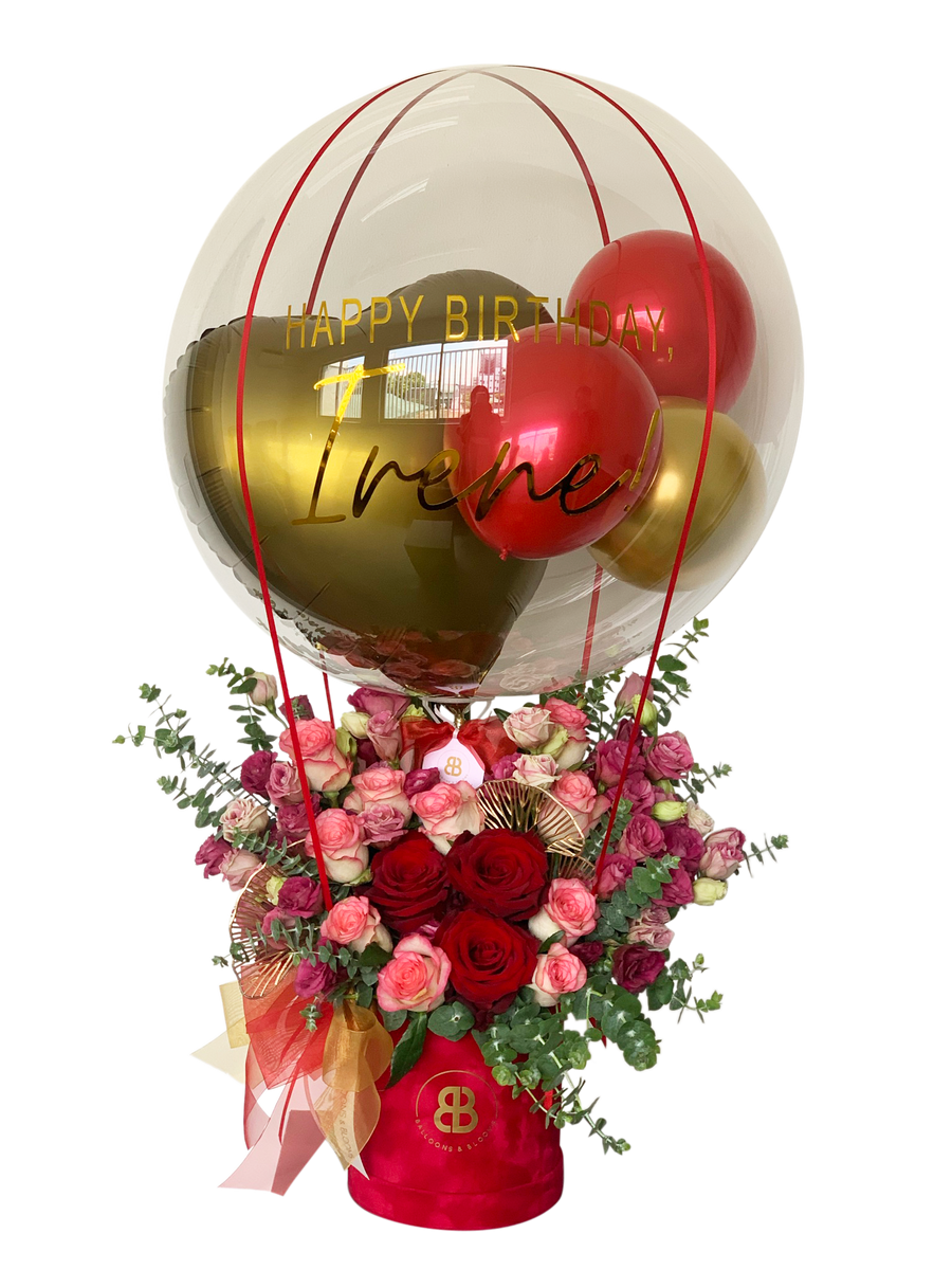 "Irene" | Premium Hot Air Balloon – Balloons & Blooms