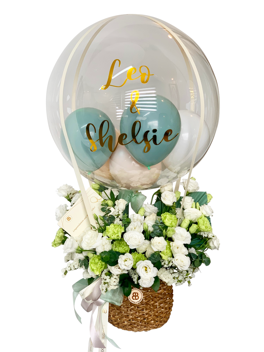 "Shelsie" | Premium Mini Hot Air Balloon – Balloons & Blooms