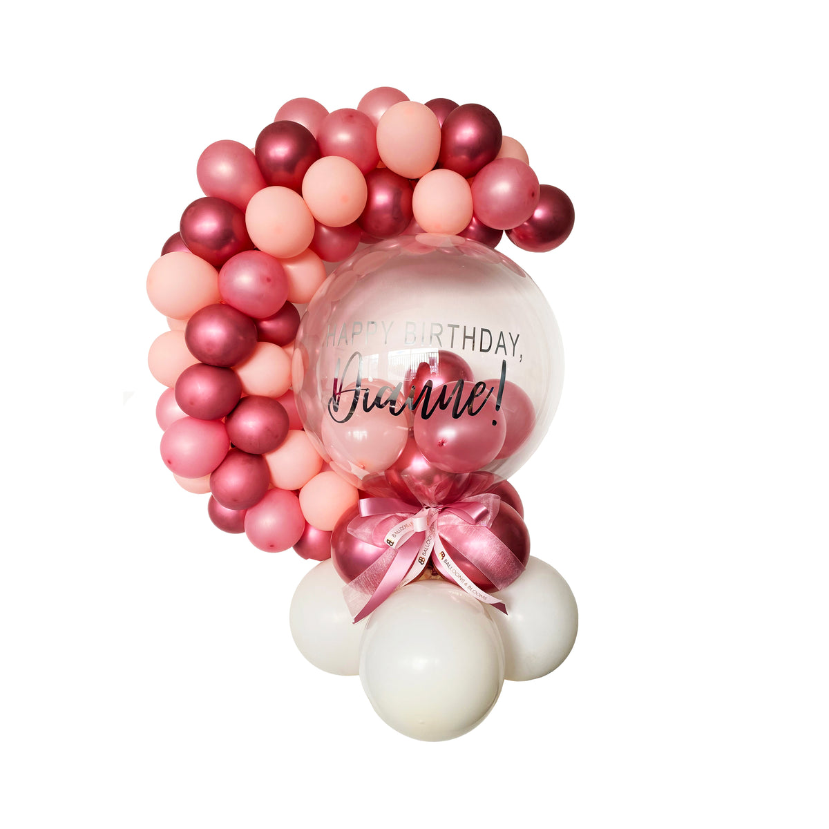 "Dianne" | Jumbo Balloon Hug – Balloons & Blooms