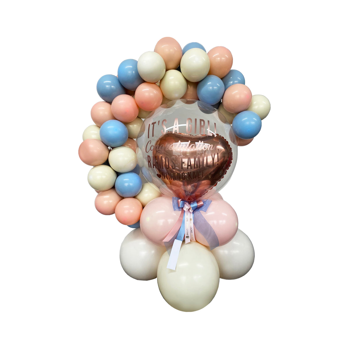 "Juday" | Jumbo Balloon Hug – Balloons & Blooms