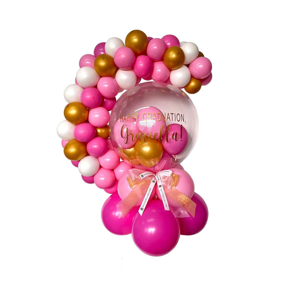 "Graciella" | Jumbo Balloon Hug – Balloons & Blooms