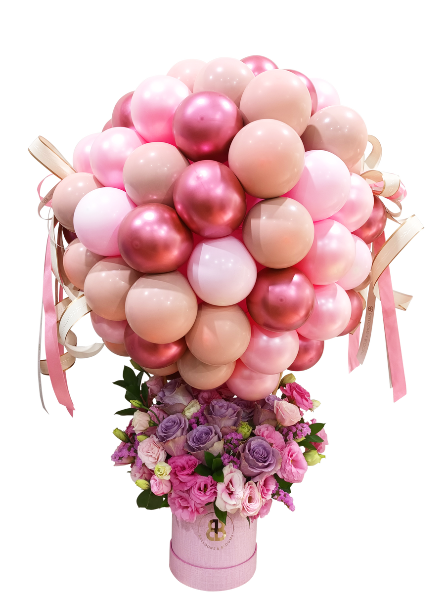 “Passion Pink” | Hot Air Balloon Cloud – Balloons & Blooms
