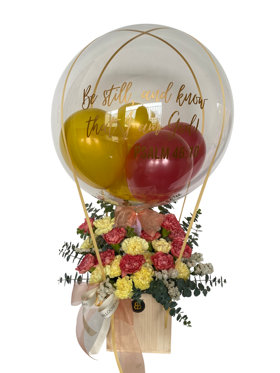 "Lemon" | Mini Hot Air Balloon - Tall – Balloons & Blooms