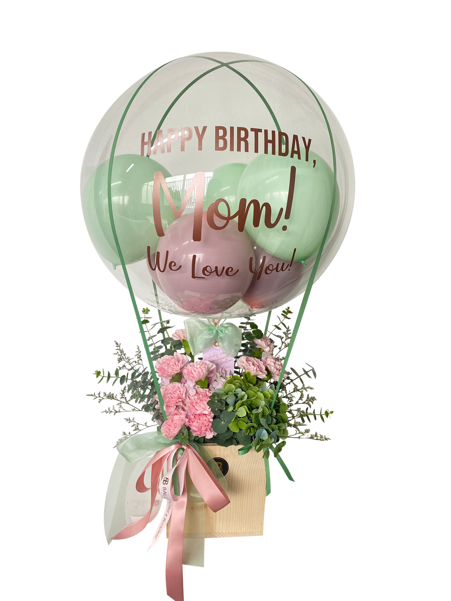 "Rosette" | Mini Hot Air Balloon - Tall – Balloons & Blooms