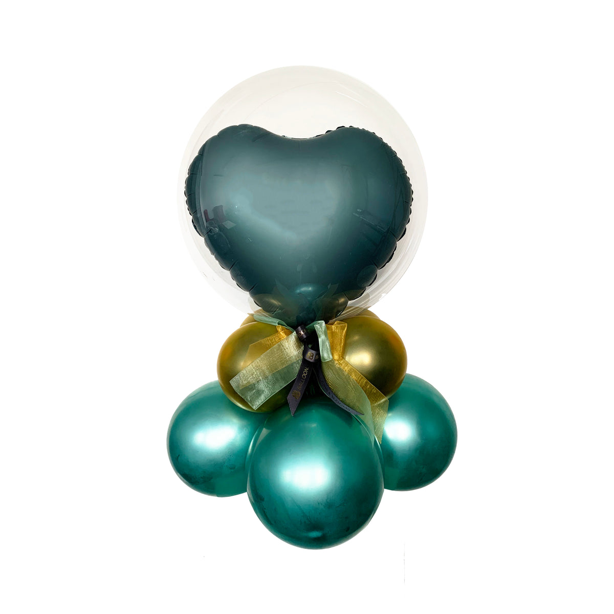 "Clear with Heart Balloon" | Balloon Pop – Balloons & Blooms